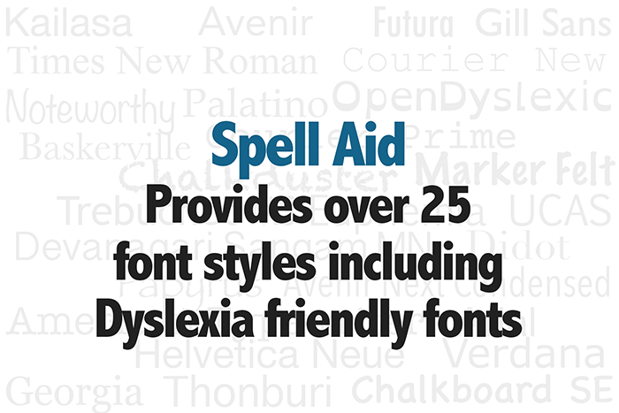 Spell Checker app for Dyslexia | Spell Aid Dictionary app