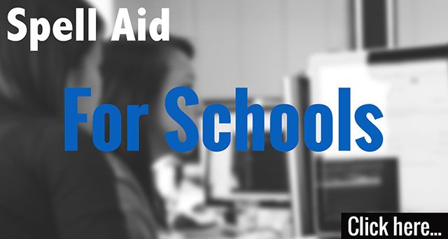 A useful Dictionary and Spellchecker within education | Spell Aid app
